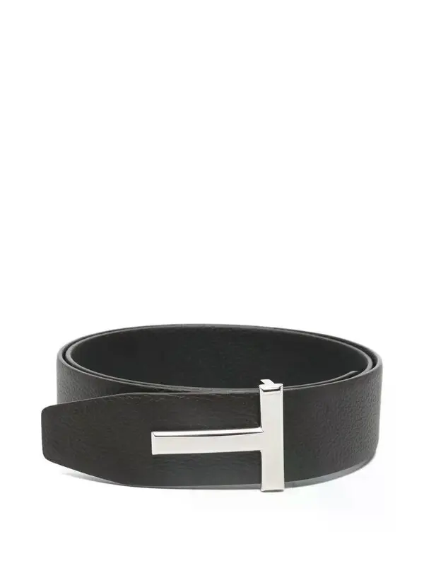 TOM FORD Logo-buckle Belt - Black