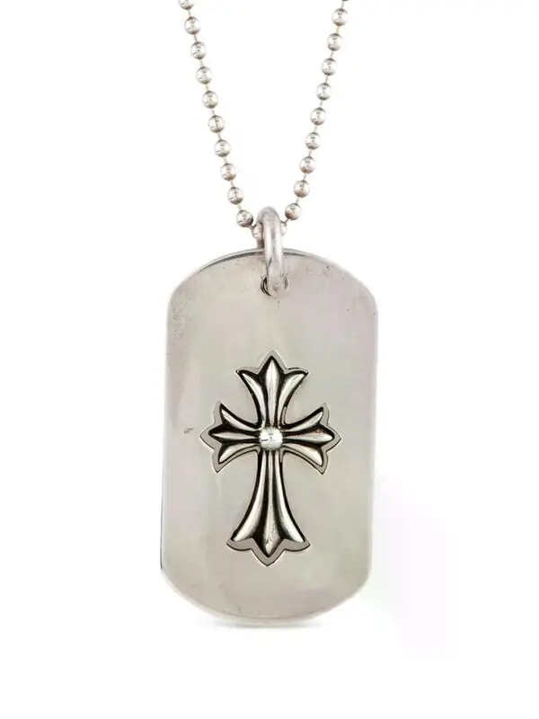 Chrome Hearts Logo-embellished Pendant Necklace - Silver