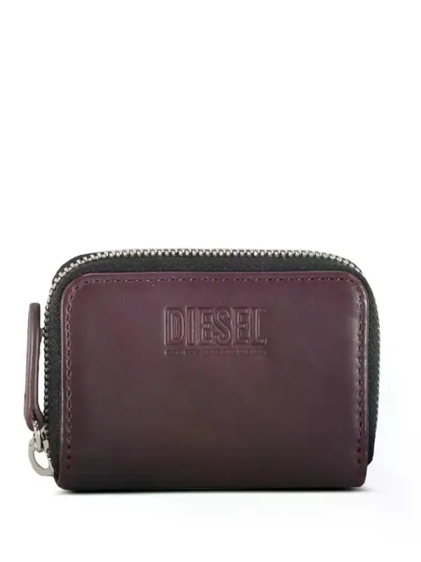 DIESEL® Embossed Zip Wallet - Purple
