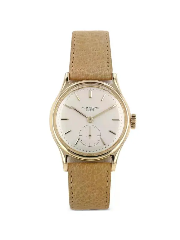 Patek Philippe 1950s Calatrava 30mm Watch - White