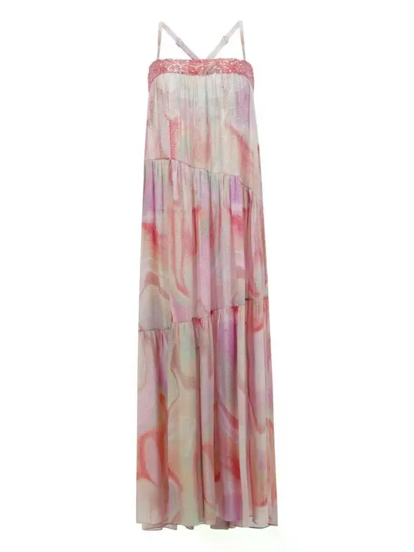 SANA OSMANI Tobago Sequin Midi Dress