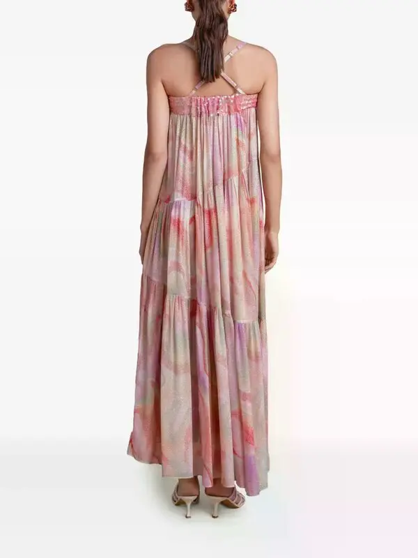 SANA OSMANI Tobago Sequin Midi Dress