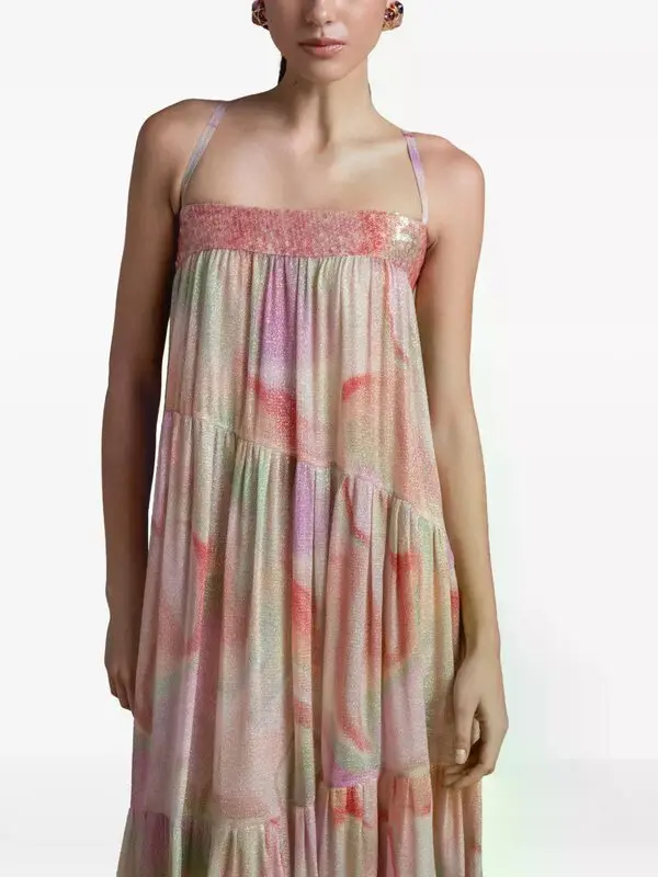 SANA OSMANI Tobago Sequin Midi Dress