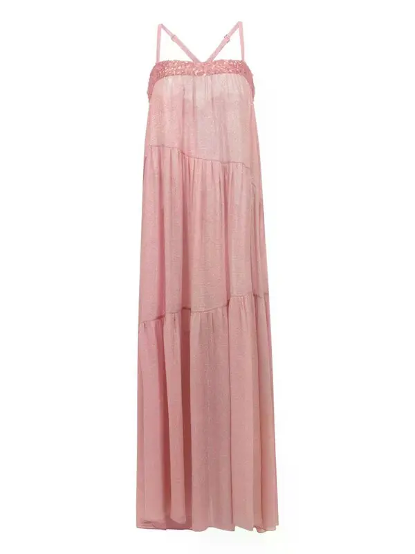 SANA OSMANI Tobago Sequin Midi Dress