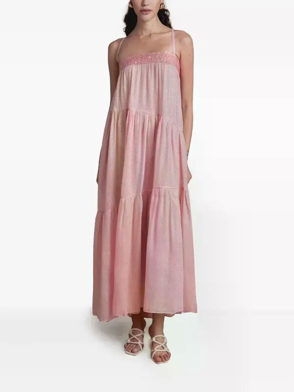 SANA OSMANI Tobago Sequin Midi Dress