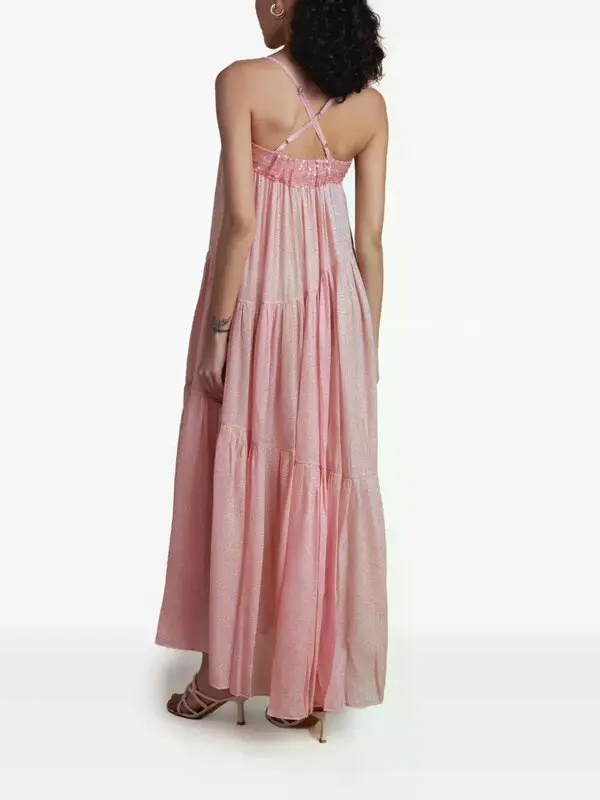 SANA OSMANI Tobago Sequin Midi Dress
