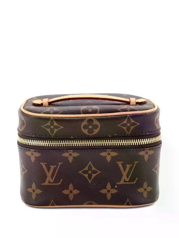 LOUIS VUITTON Nice Vanity Case Monogram Canvas Nano Pouch - Brown