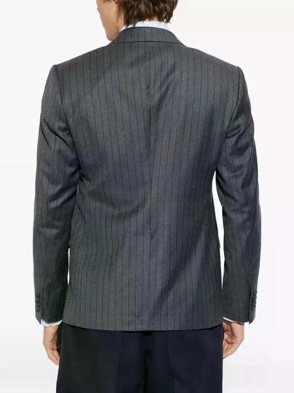 Dolce & Gabbana Pinstriped Blazer - Grey