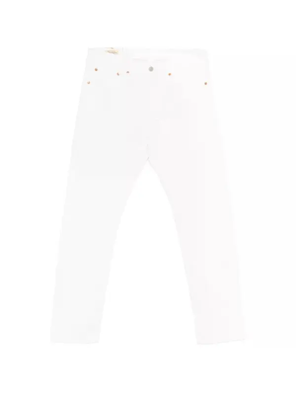 LEVI'S 502 Buttoned Denim Jeans - White