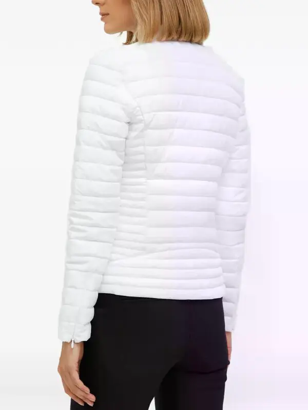 Guess Quilted Zip Jacket - White