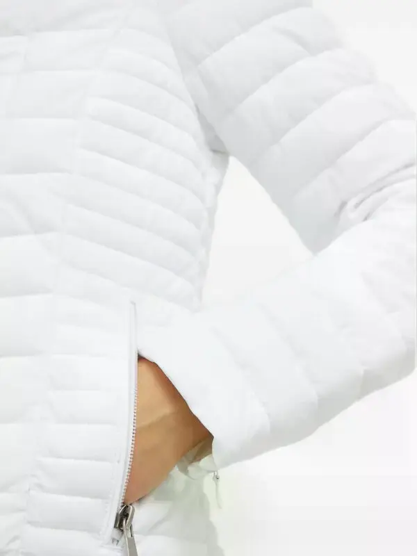 Guess Quilted Zip Jacket - White
