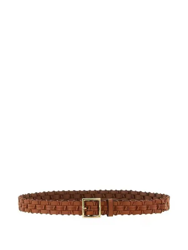 Polo Ralph Lauren Braided Leather Belt - Brown