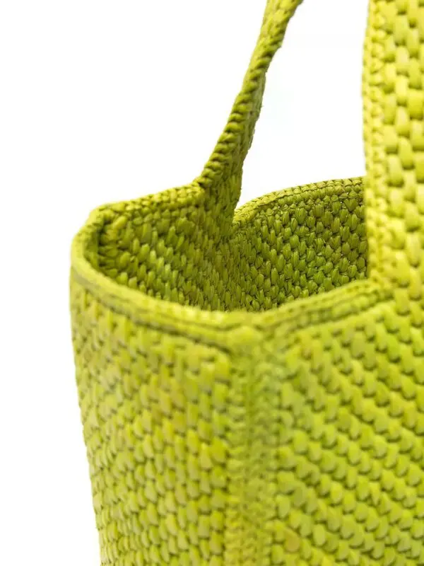 Loewe Small Raffia Tote Bag - Green