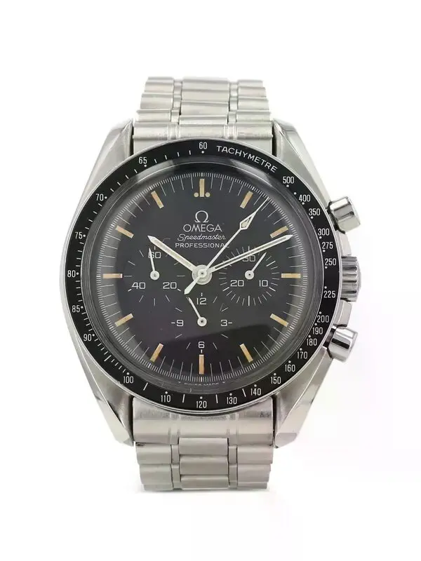 Omega 1990s Speedmaster 42mm Watch - Silver