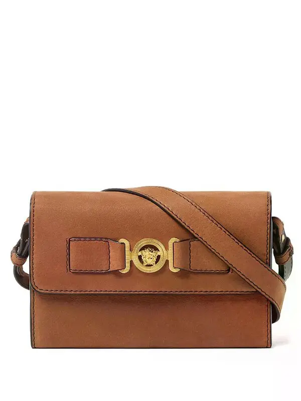 Versace Medusa Biggie Crossbody Bag - Brown