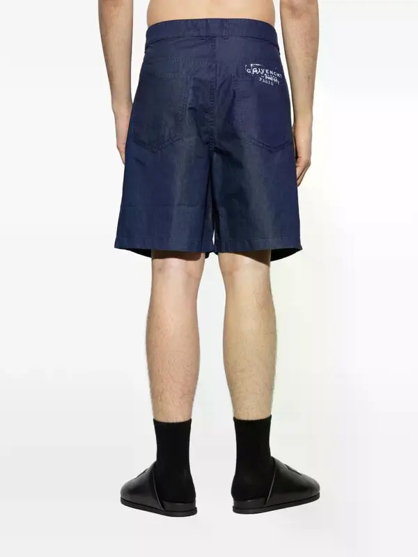 Givenchy Logo Shorts - Blue