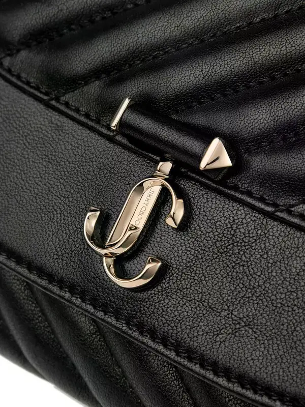 JIMMY CHOO Medium Quilted Leather Crossbody Bag