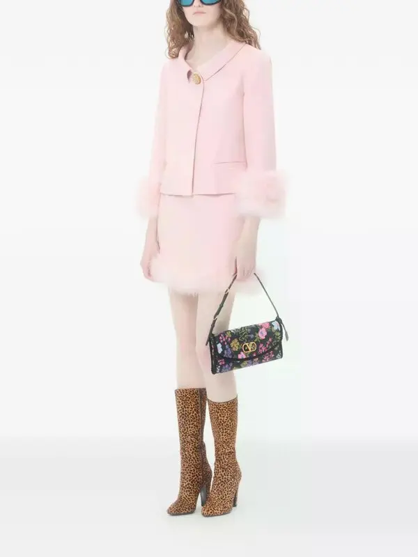 Valentino Garavani Devain Papier Floral Shoulder Bag