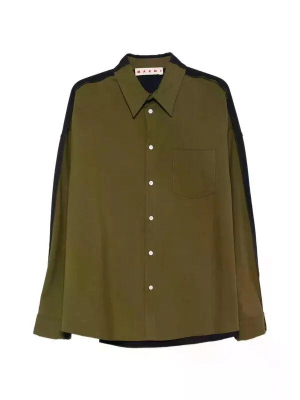 Marni Pocket Colour-block Shirt
