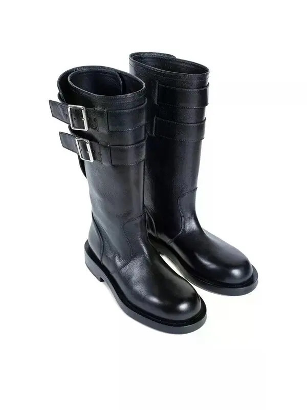 ANN DEMEULEMEESTER Milan Buckled Boots