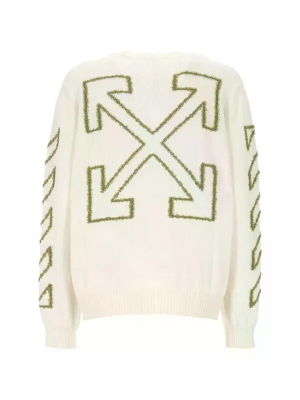 Off-White Crew-neck Long-sleeve Sweater