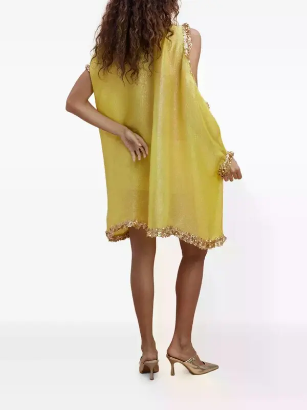 SANA OSMANI Arez Sequin-embellished Mini Dress
