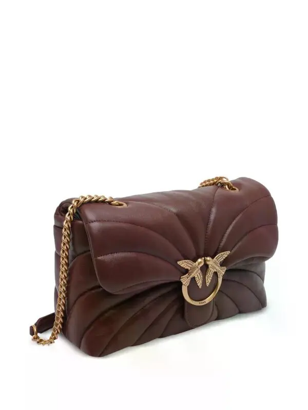 Pinko Love Puff Quilted Shoulder Bag - Brown