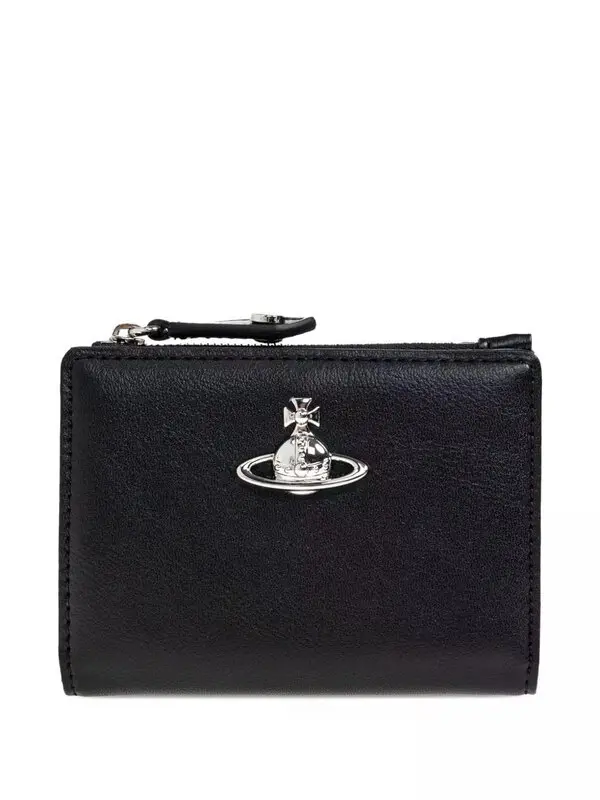 VIVIENNE WESTWOOD Orb Zip Wallet - Black