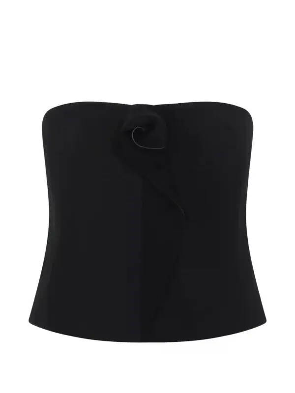 Giorgio Armani Silk Strapless Top