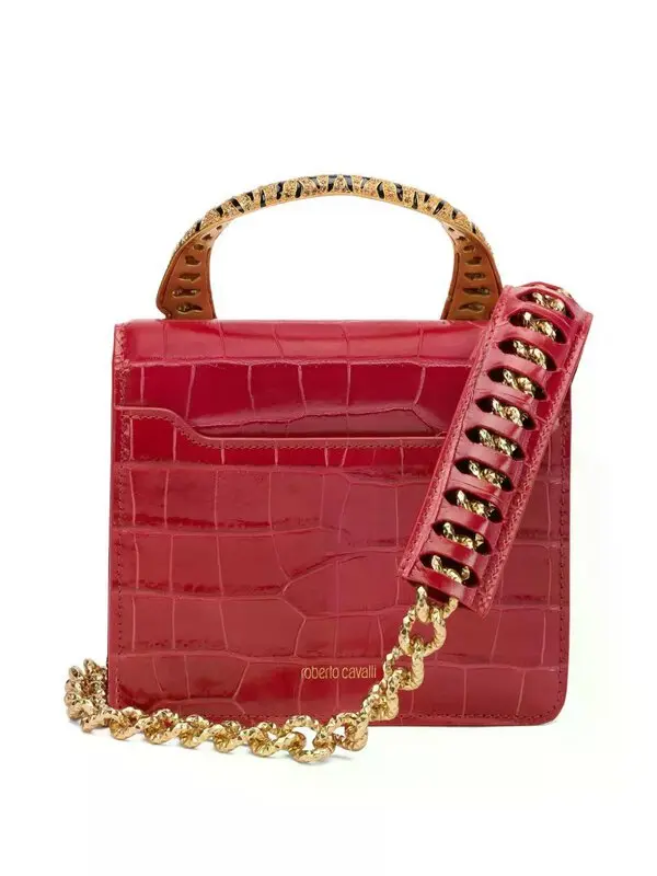 Roberto Cavalli Tiger-motif Tote Bag - Red