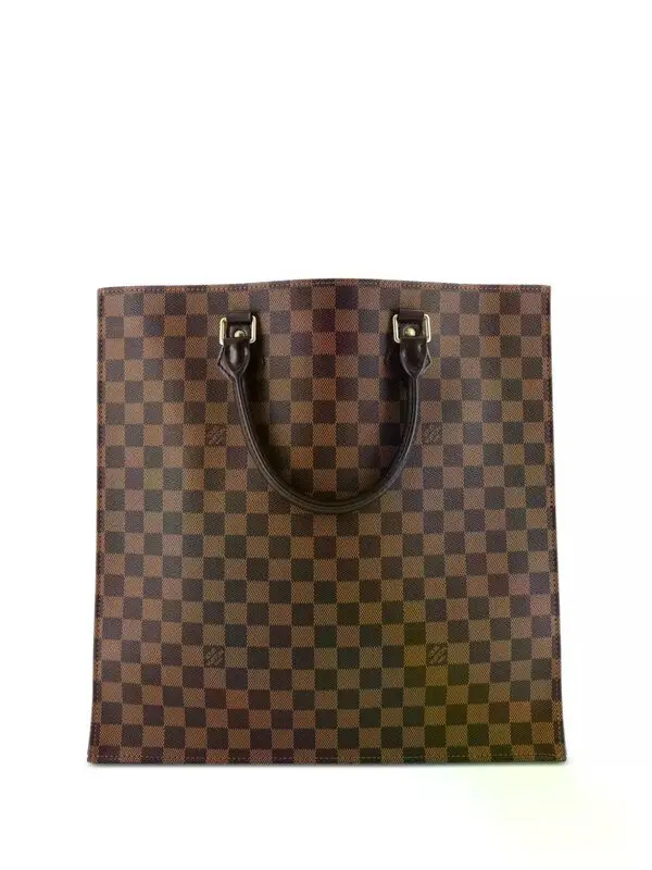 LOUIS VUITTON Sac Plat Damier Tote - Brown