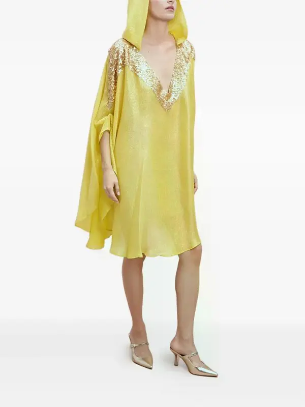SANA OSMANI Chloris Hooded Mini Dress