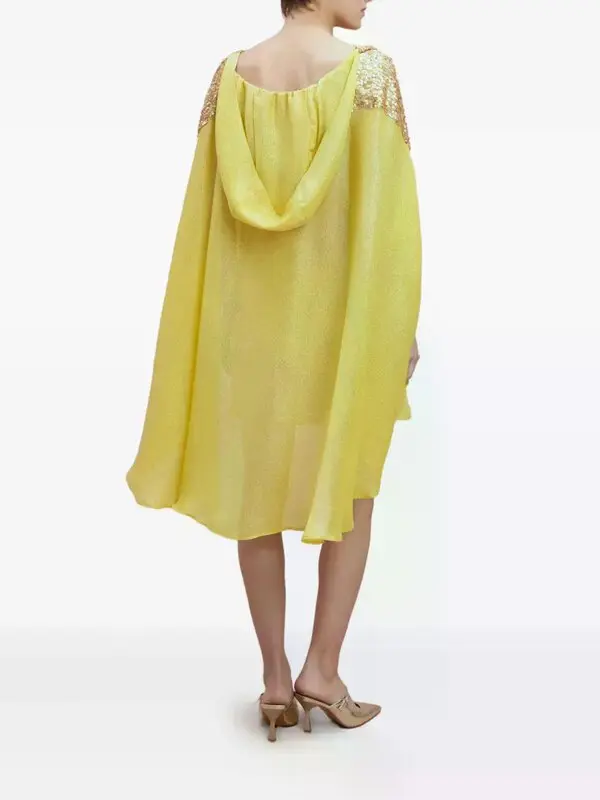 SANA OSMANI Chloris Hooded Mini Dress