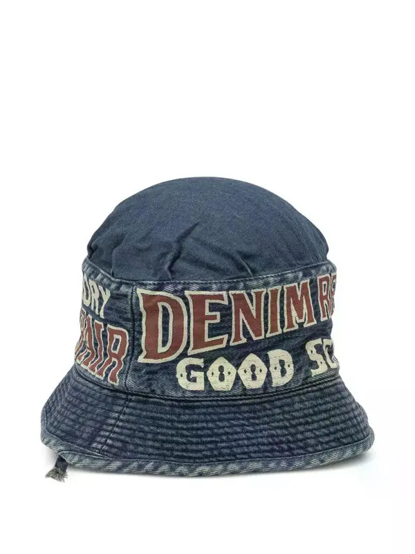 Kapital Lettering Detail Bucket Hat