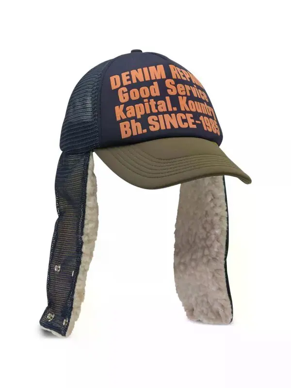 Kapital Printed Ear-flap Hat