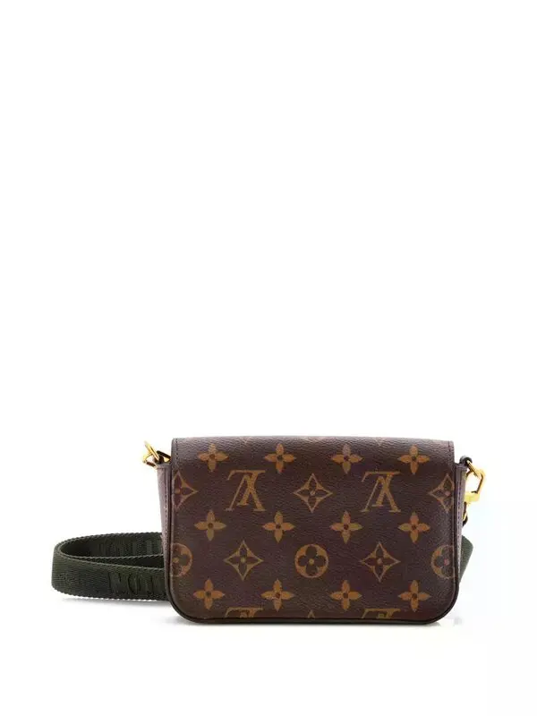 LOUIS VUITTON Felicie Strap & Go Handbag Monogram Canvas Crossbody Bag - Brown