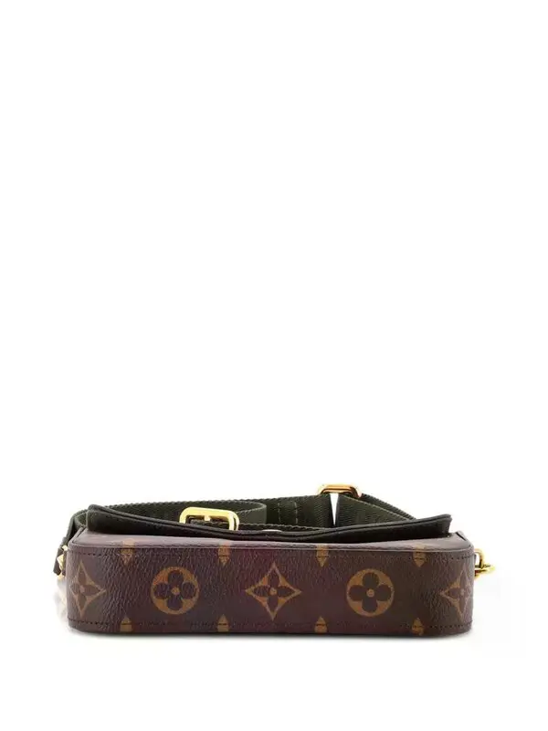LOUIS VUITTON Felicie Strap & Go Handbag Monogram Canvas Crossbody Bag - Brown