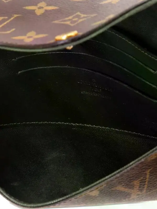 LOUIS VUITTON Felicie Strap & Go Handbag Monogram Canvas Crossbody Bag - Brown