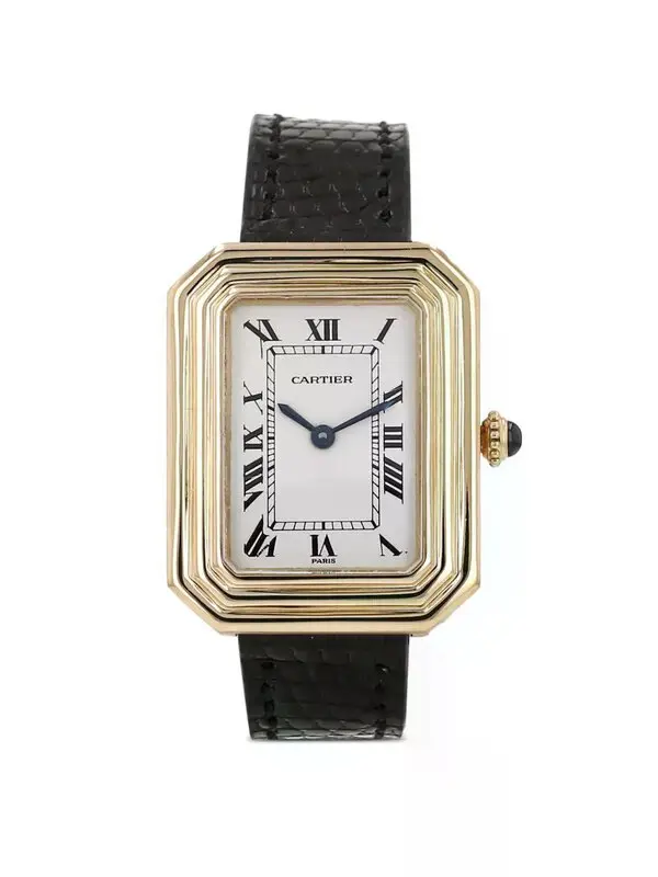 CARTIER 1970s Cristallor 36mm Watch - White