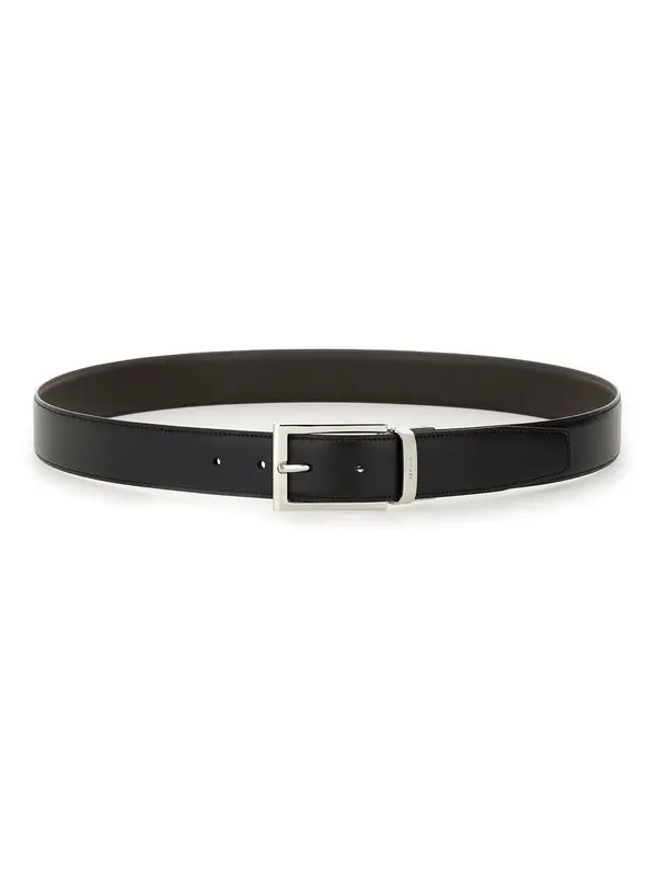 Zegna Reversible Belt - Black