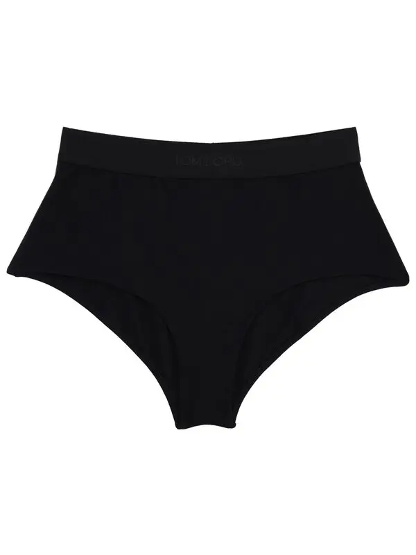 TOM FORD Briefs With Logo - Black