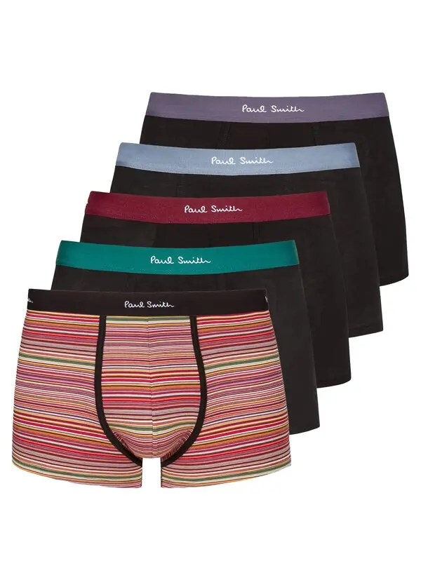 Paul Smith Pack Of Five Boxer Shorts - Black