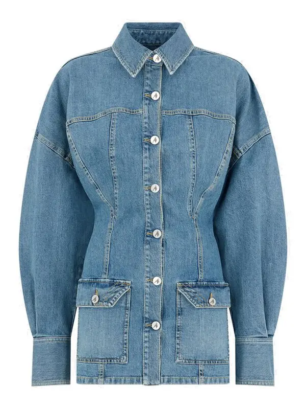 Attico Mini Dress - Denim