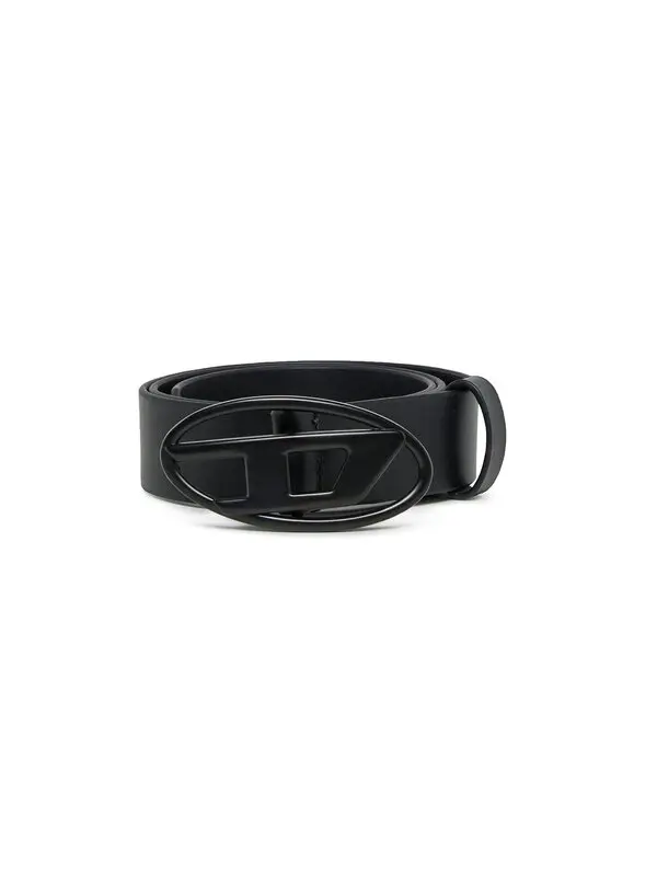 DIESEL Belt With Logo - Black