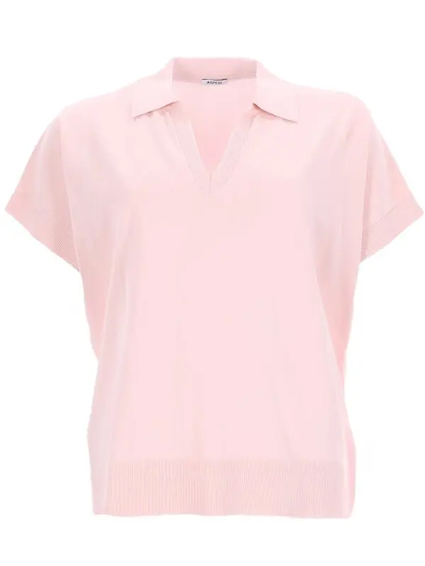Aspesi Polo Collar Shirt - Pink