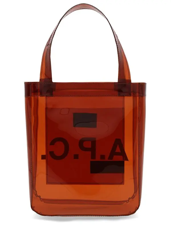 A.p.c. Small "lou" Tote Bag - Brown