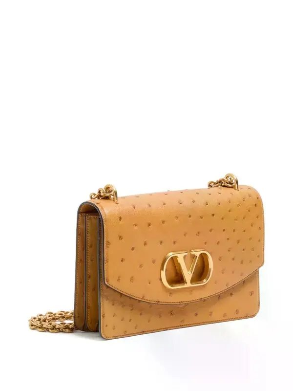 Valentino Garavani Vain V-logo Shoulder Bag - Brown
