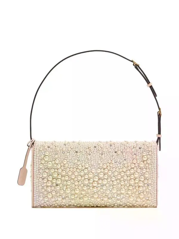Valentino Garavani Small Devain Shoulder Bag - Neutrals