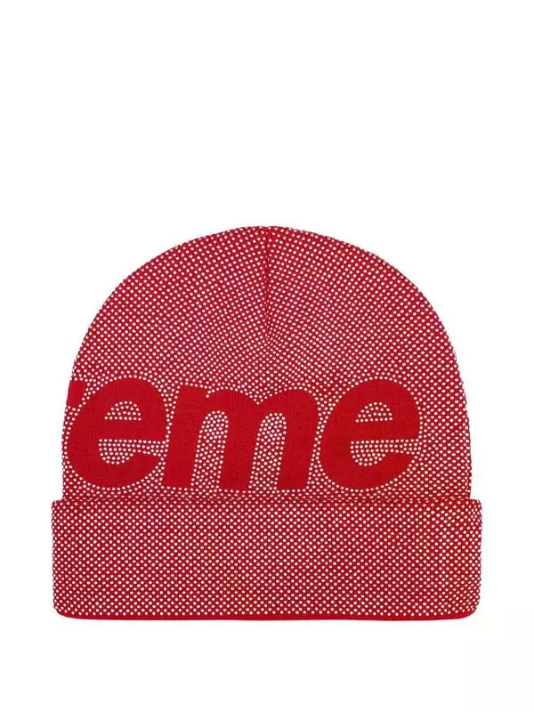 Supreme Logo Beanie - Red
