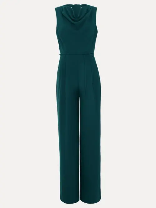 PHASE EIGHT Monique Cowl Neck Wide Leg Jumpsuit